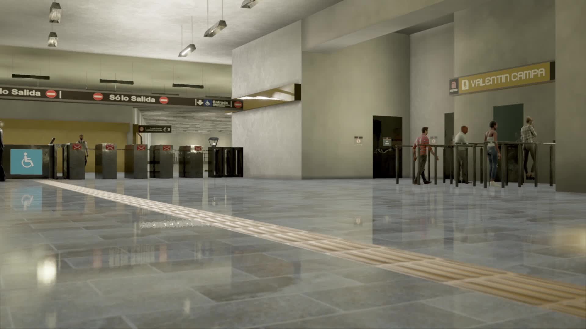 ArtStation - Train Station Mockup