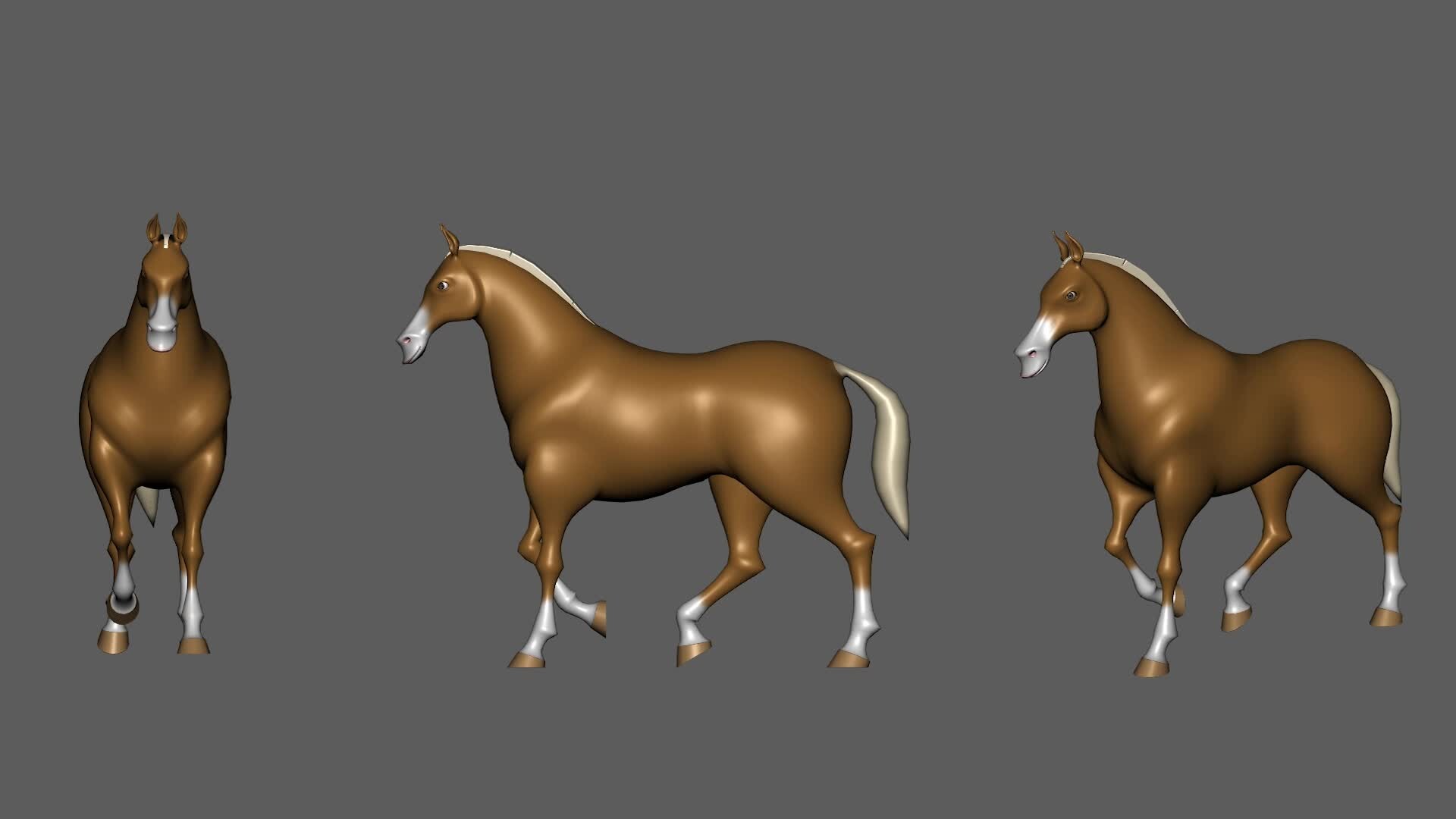 ArtStation - Horse walk and run cycles