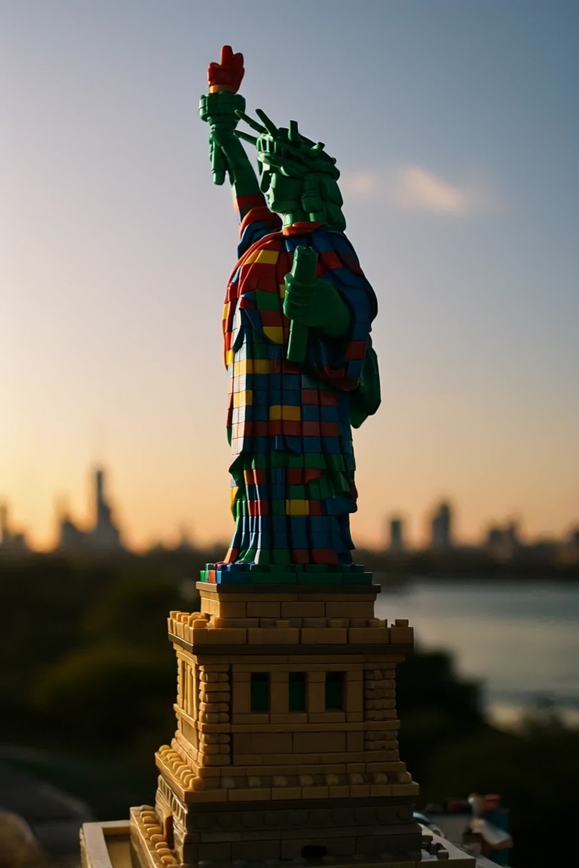ArtStation - LEGO LIBERTY | A Study in Toy Logic & Industrial Scale