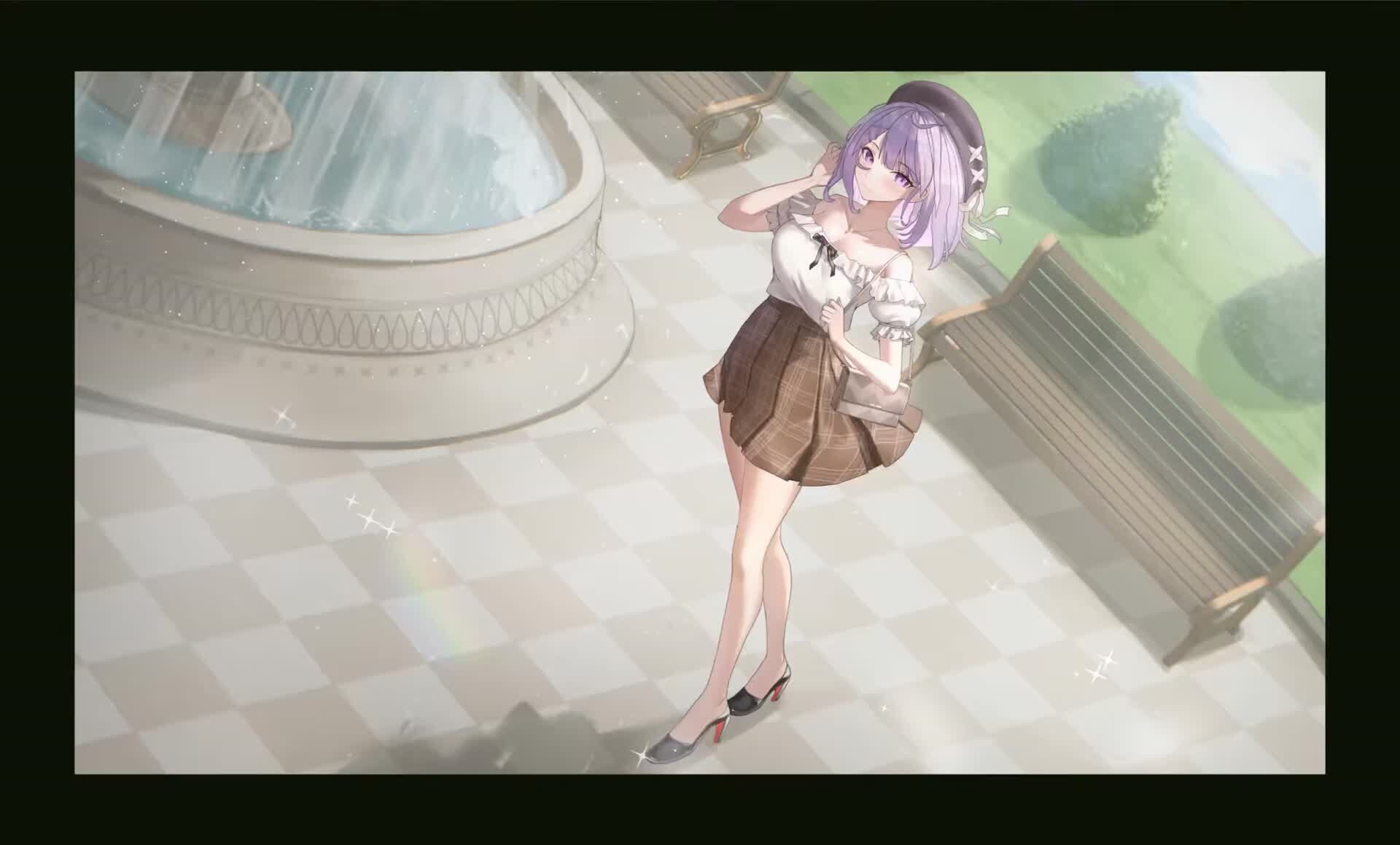 ArtStation - spine 2D animation - windy day