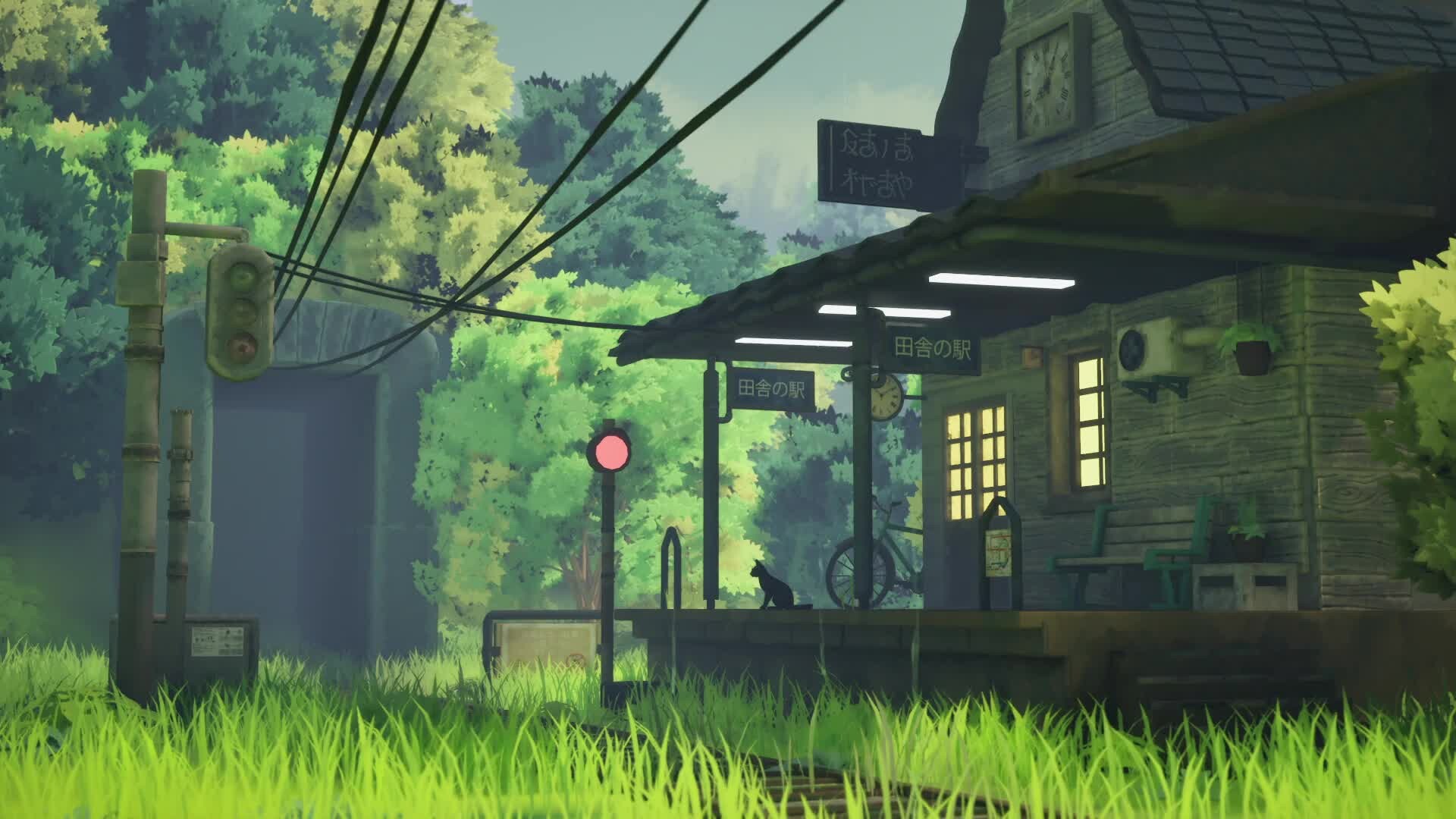 ArtStation - Studio Ghibli inspired scene environment