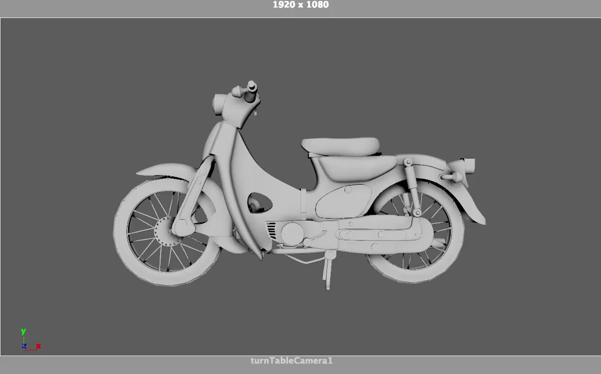 ArtStation - Honda Super Cub Motorcycle