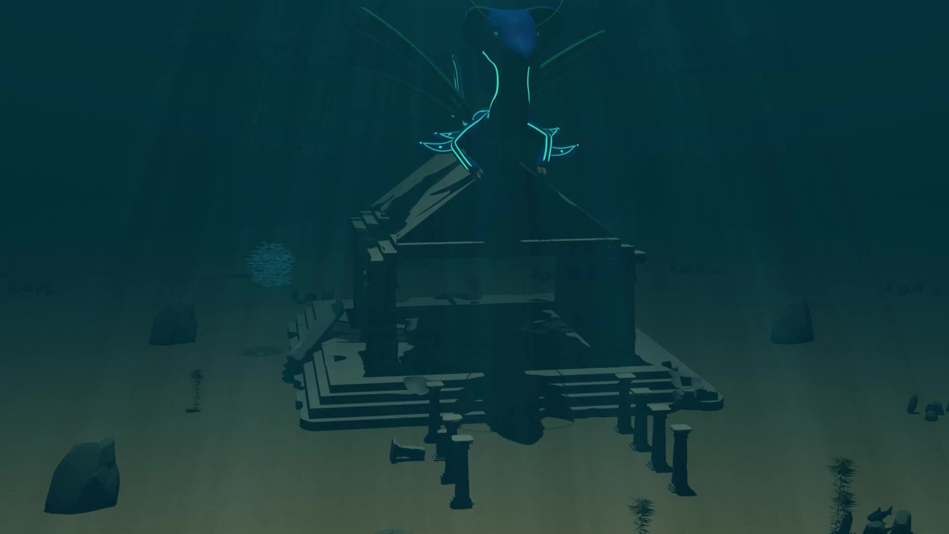 ArtStation - Ocean Temple and Guardian