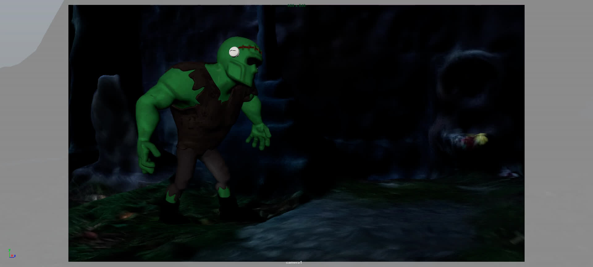 ArtStation - Frankenstein idle/walk