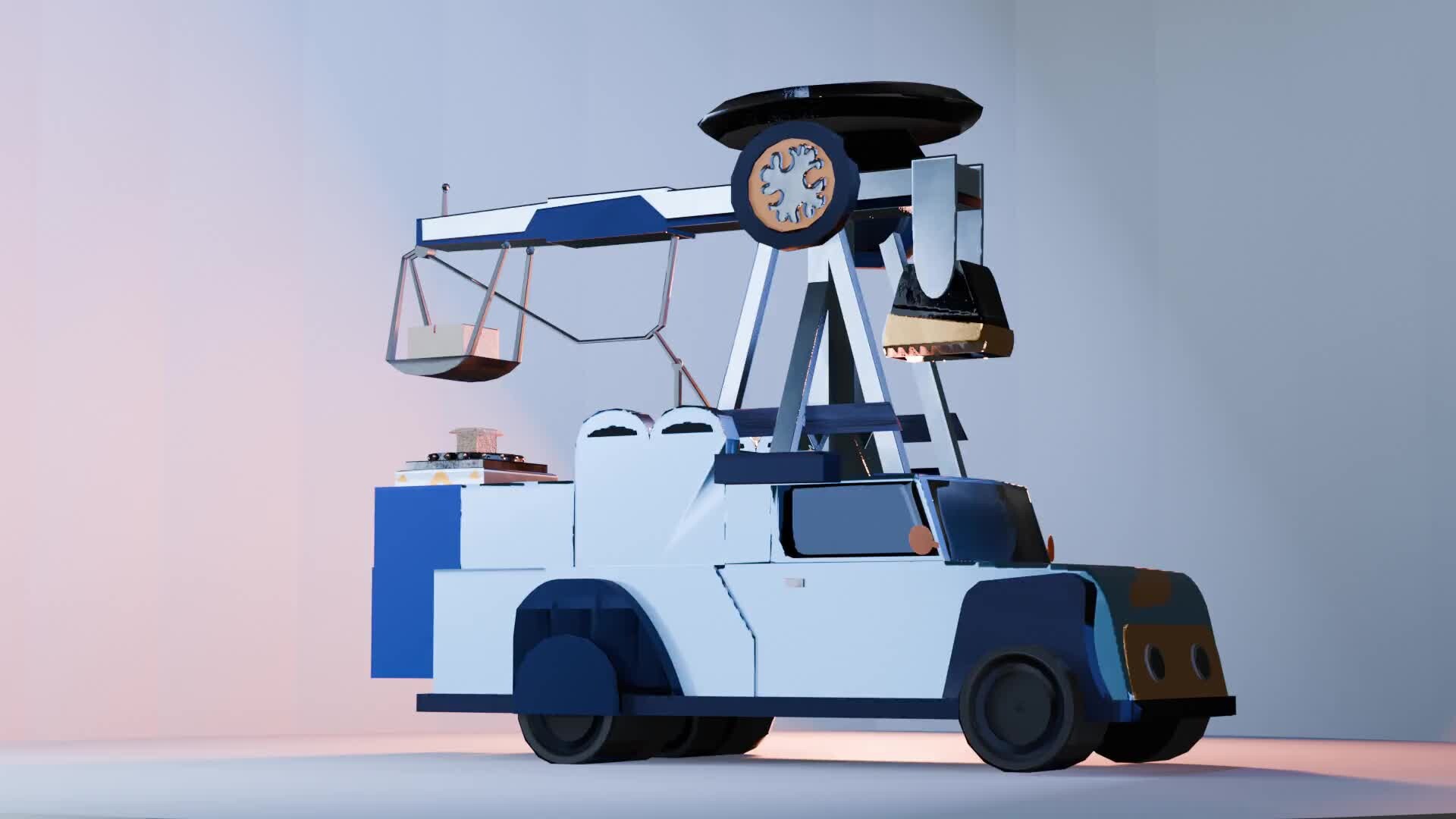 ArtStation - Modern Delivery Trebuchet inspired by Julie Perez
