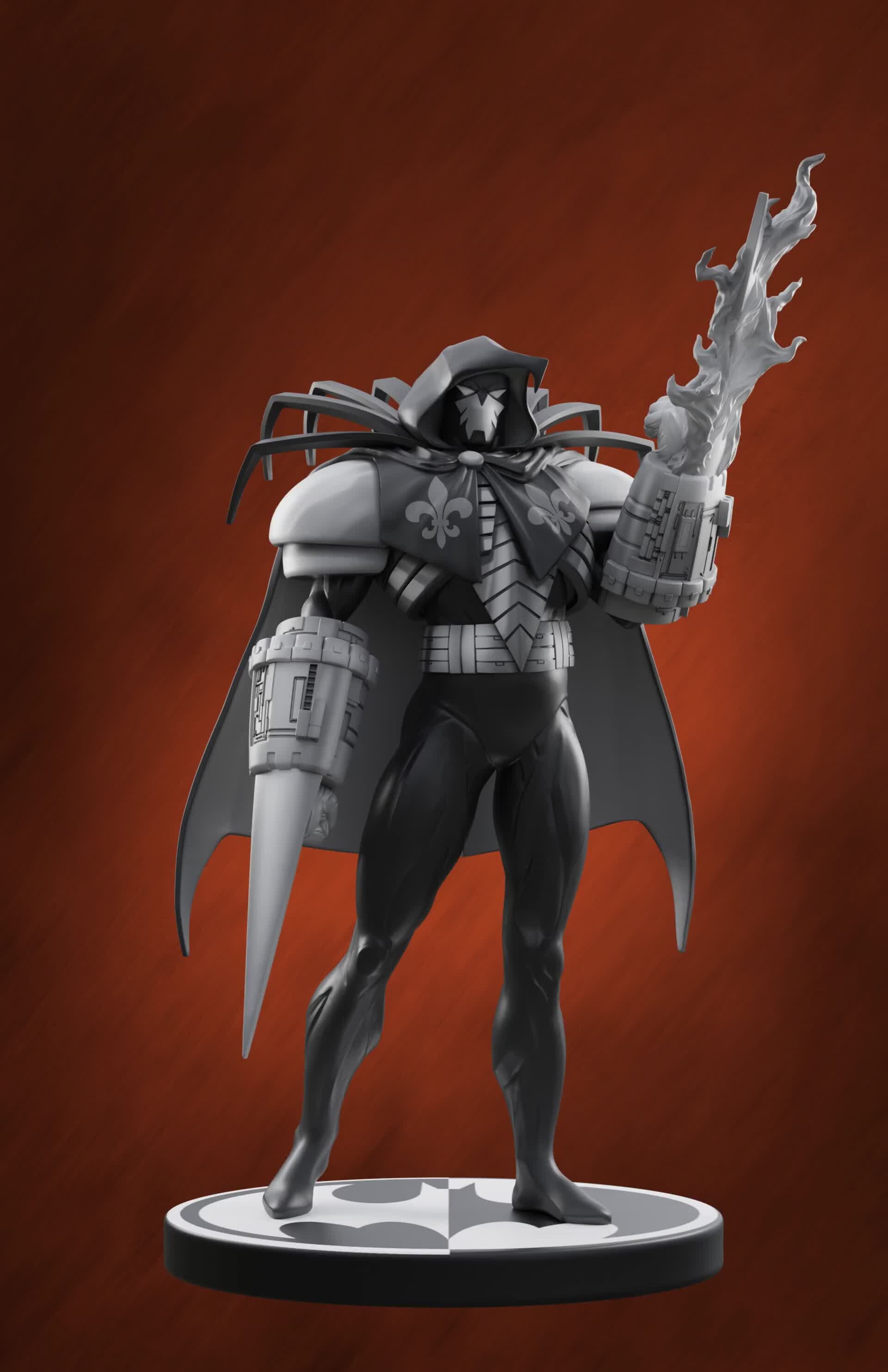 ArtStation - DC Direct - Azrael by Joe Quesada (Batman Black & White) 1 ...