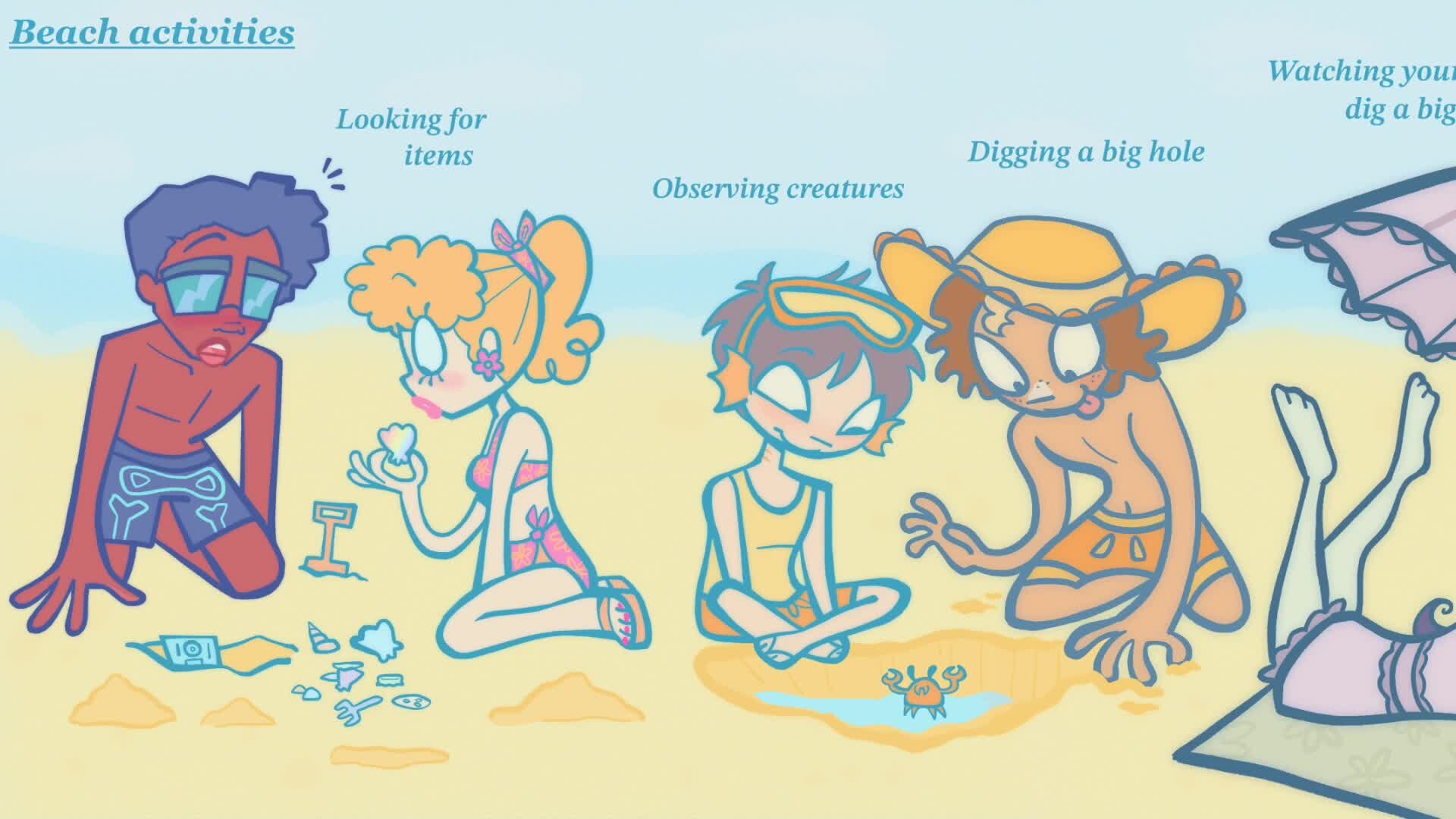 ArtStation - Beach scene