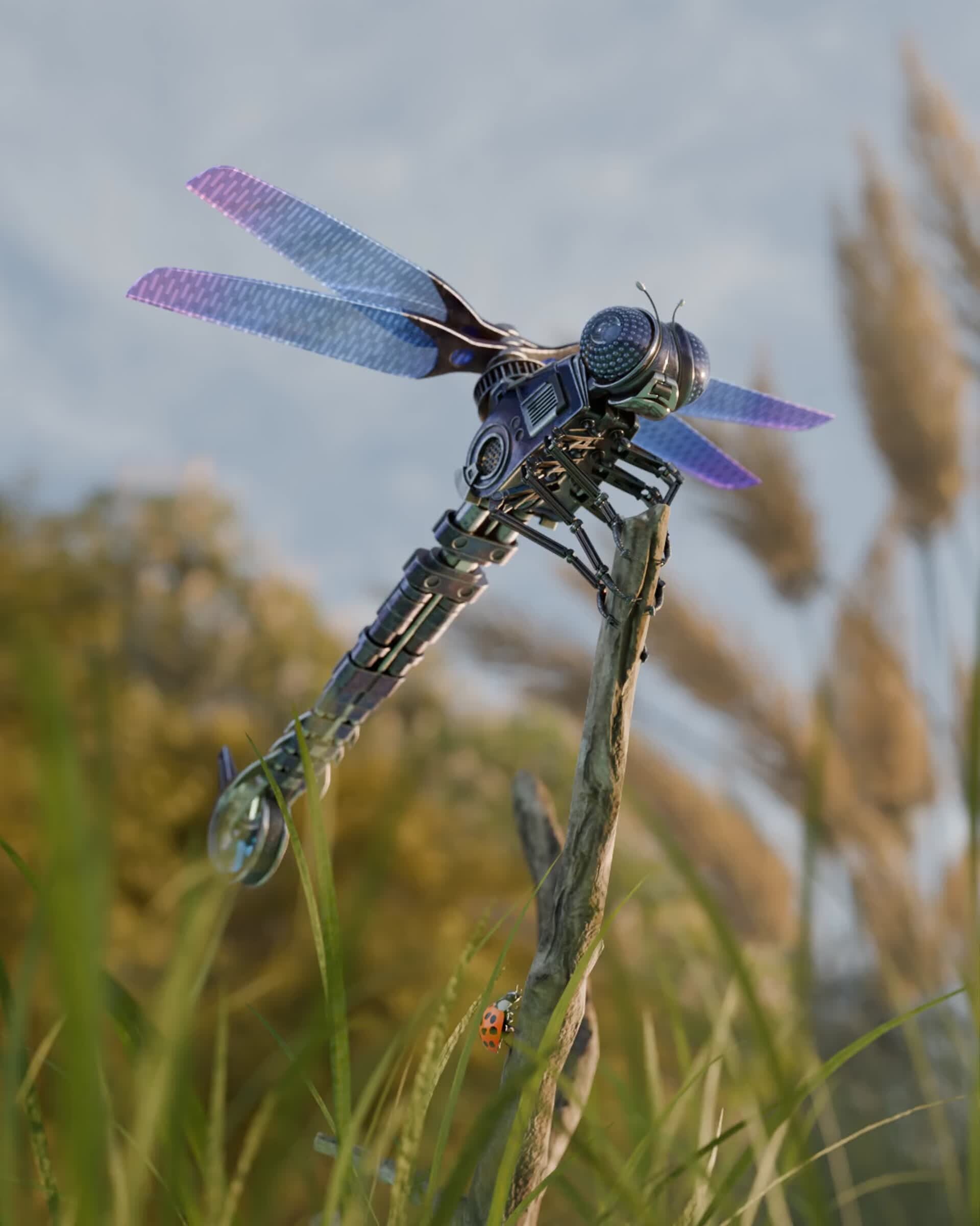 ArtStation - Dragonfly Drone