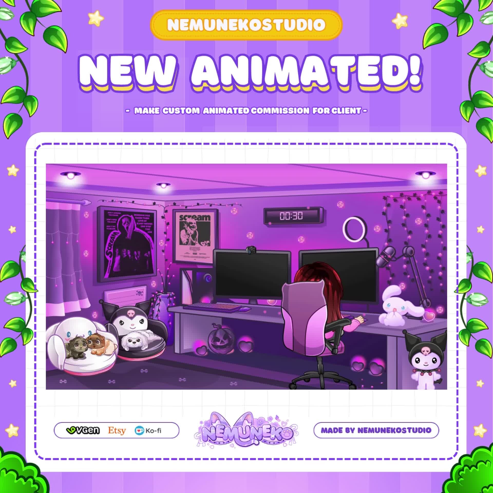 ArtStation - 💜ANIMATED INTRO/OUTRO💜