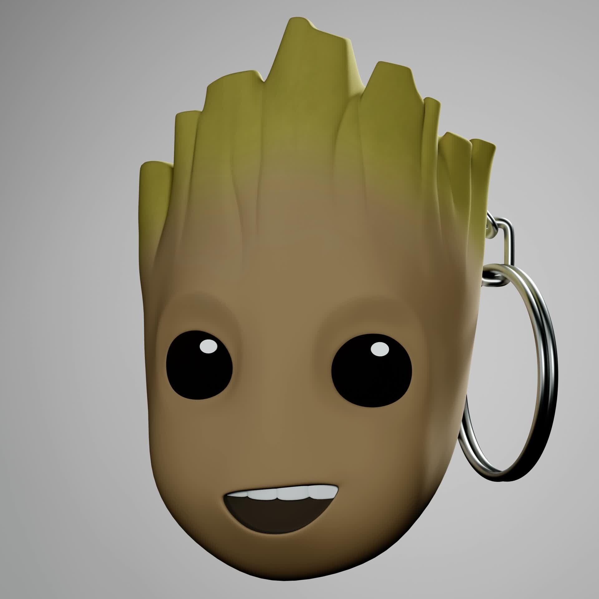 ArtStation - Groot Fanart Keychain