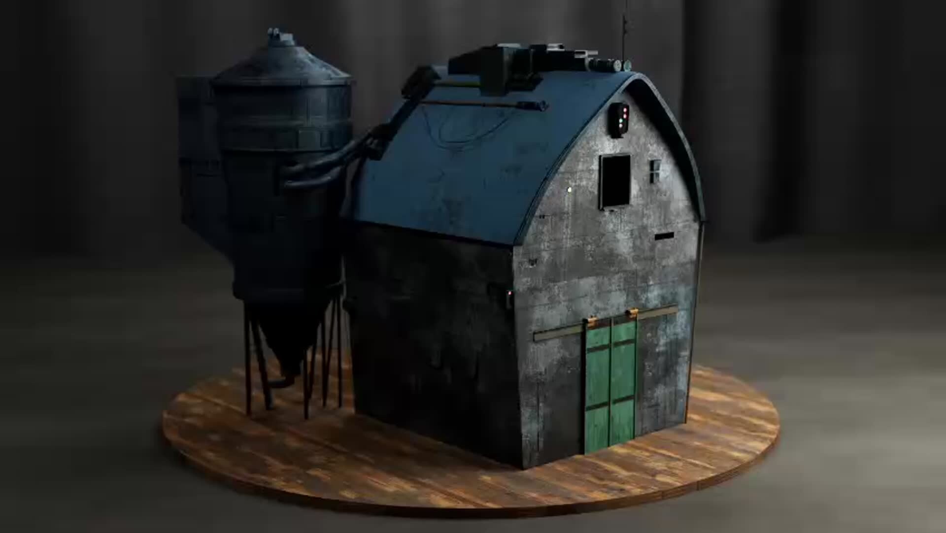 ArtStation - Barn (Concept from the Manson Rats series)