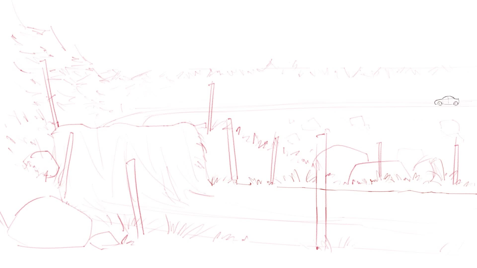 ArtStation - 2D animation of a rally car