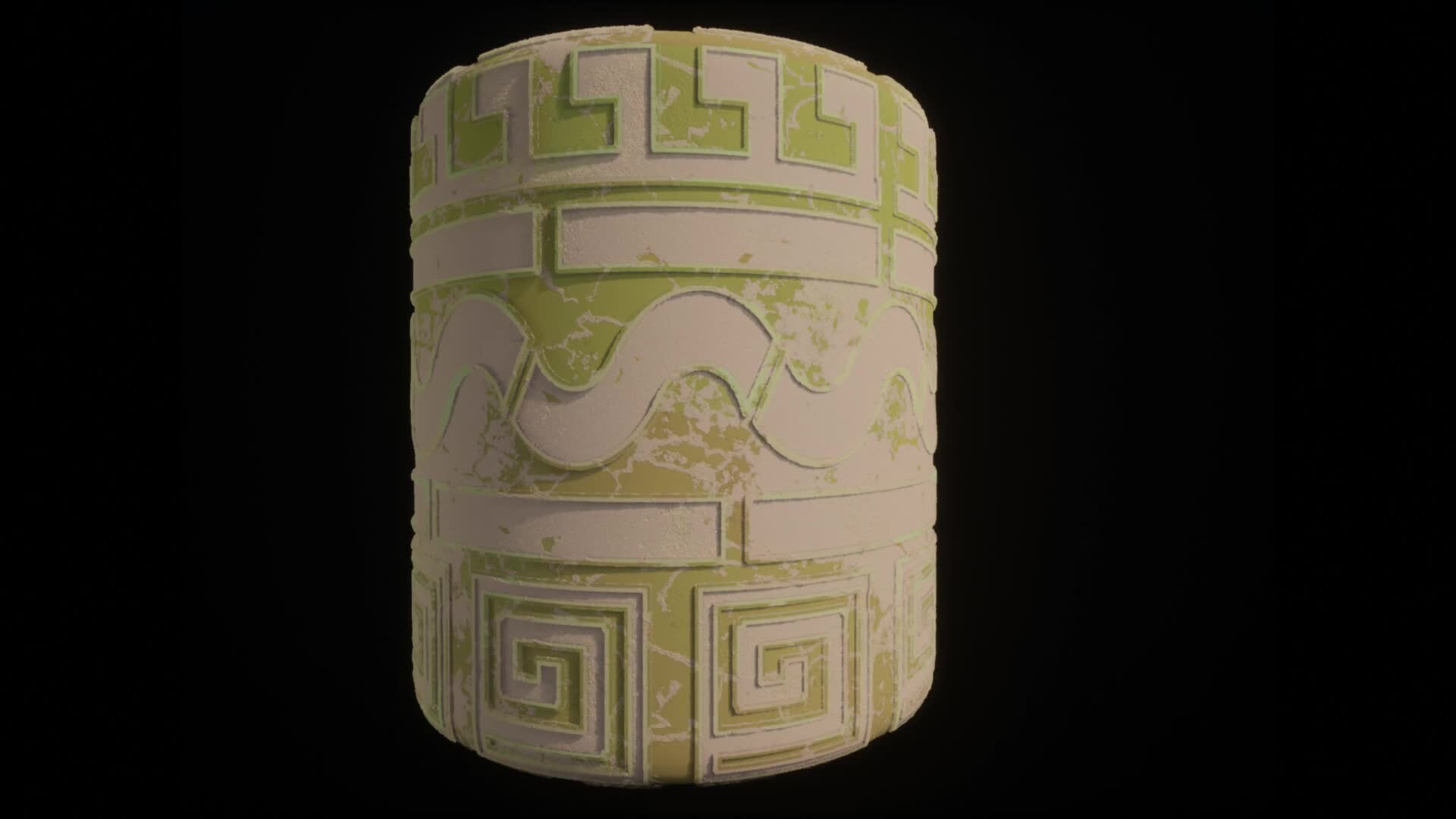 ArtStation - Stone Temple Trim Texture - Substance 3D Designer
