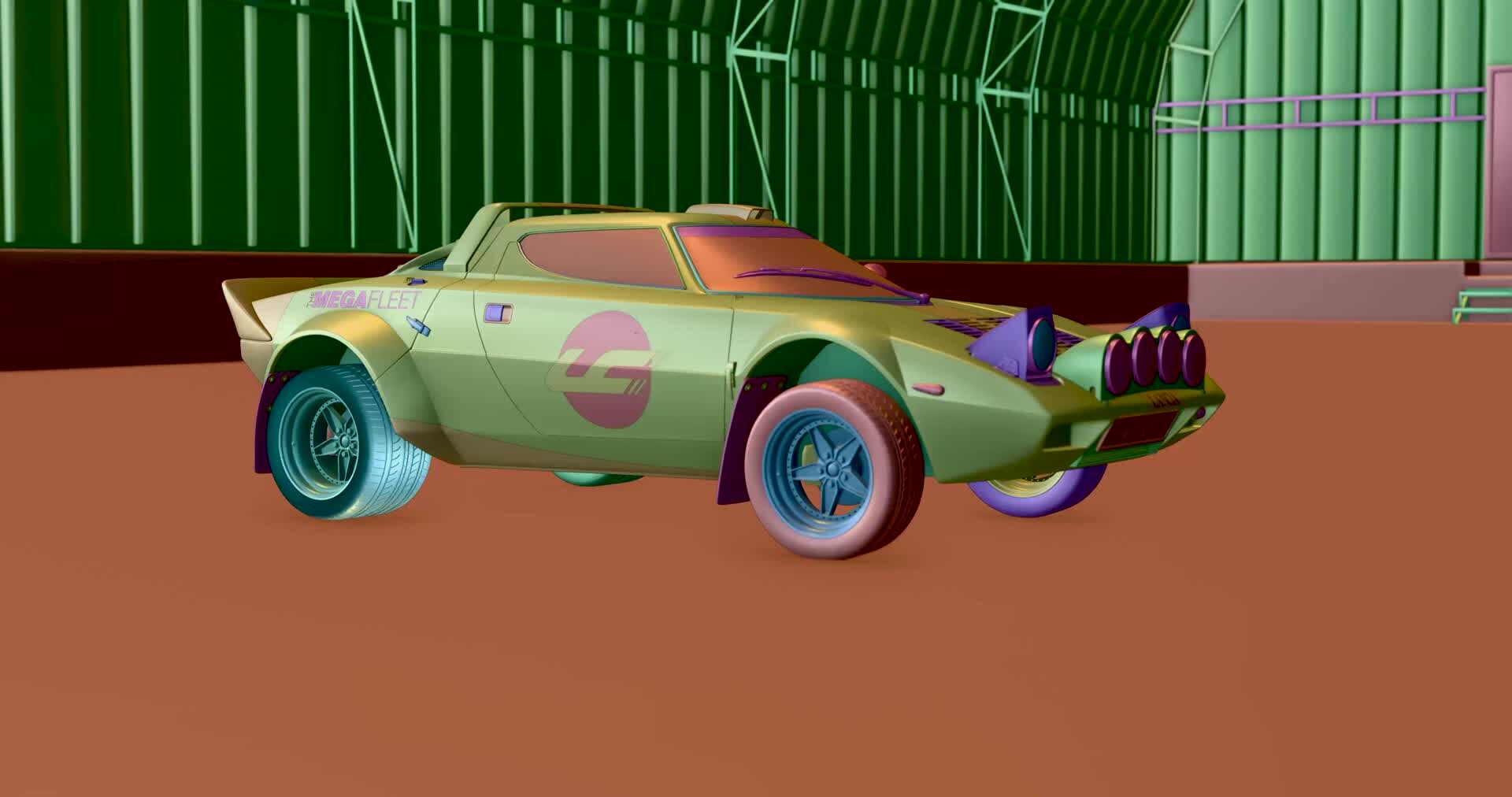 ArtStation - Blender 3D Car Drifting Animation | Cinematic Drift