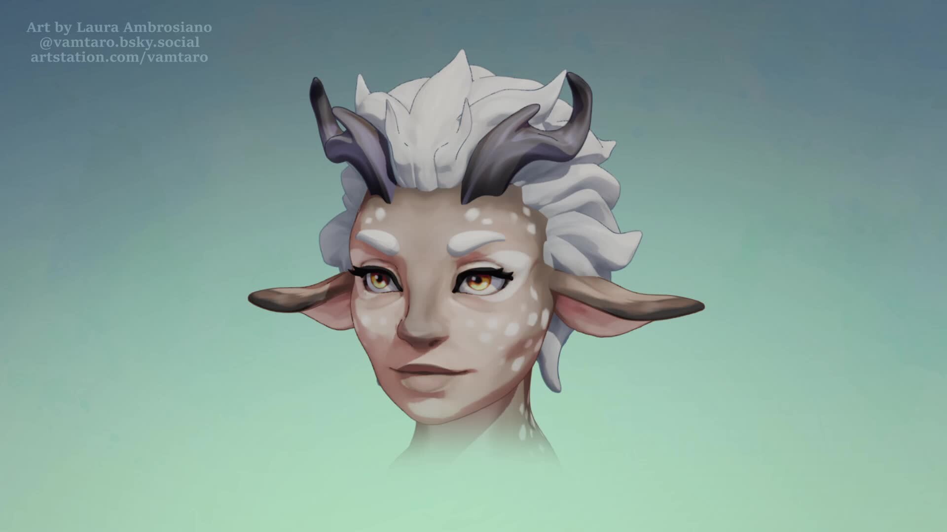 Laura Ambrosiano - Faun Girl Sculpt