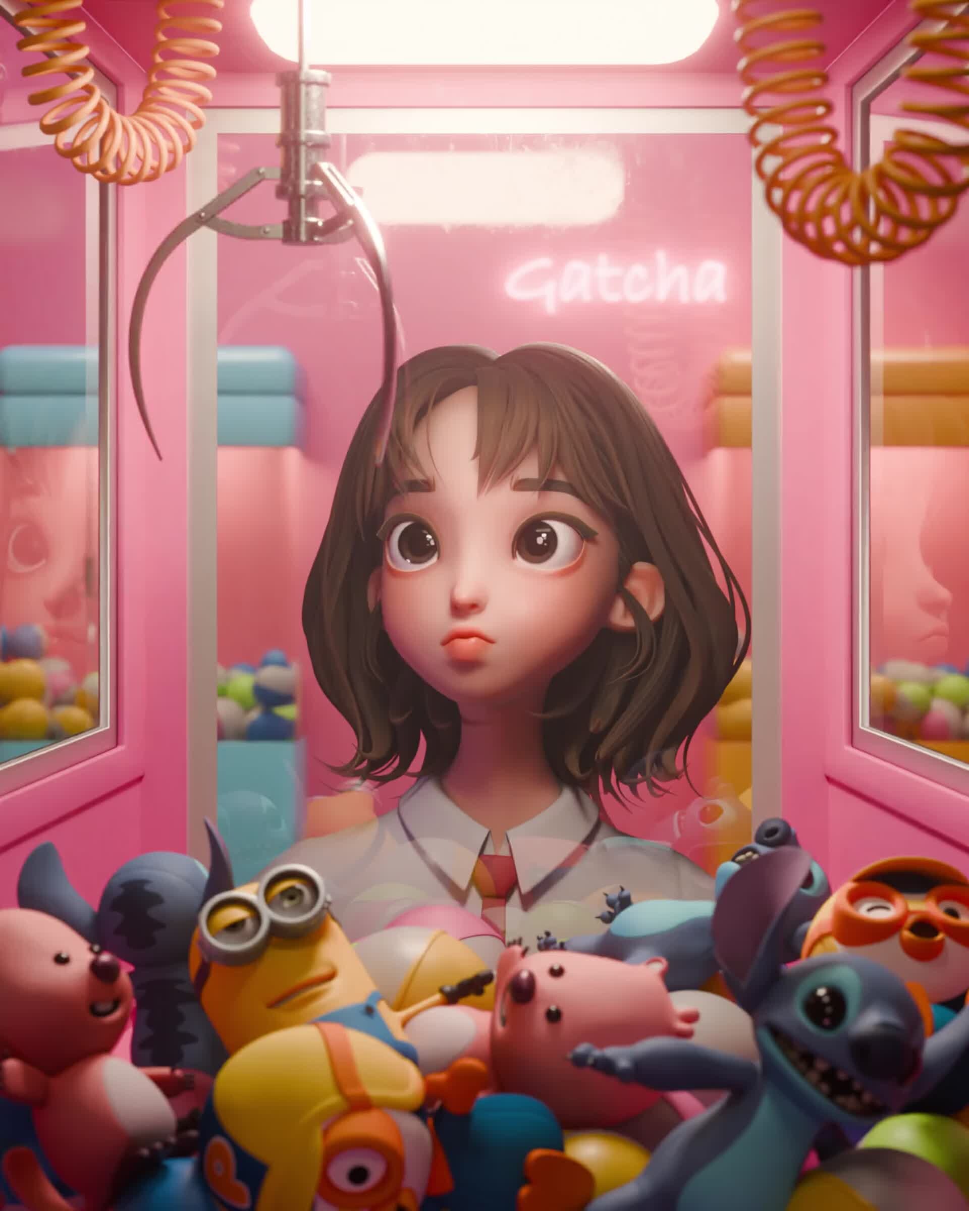 ArtStation - claw machine_girl