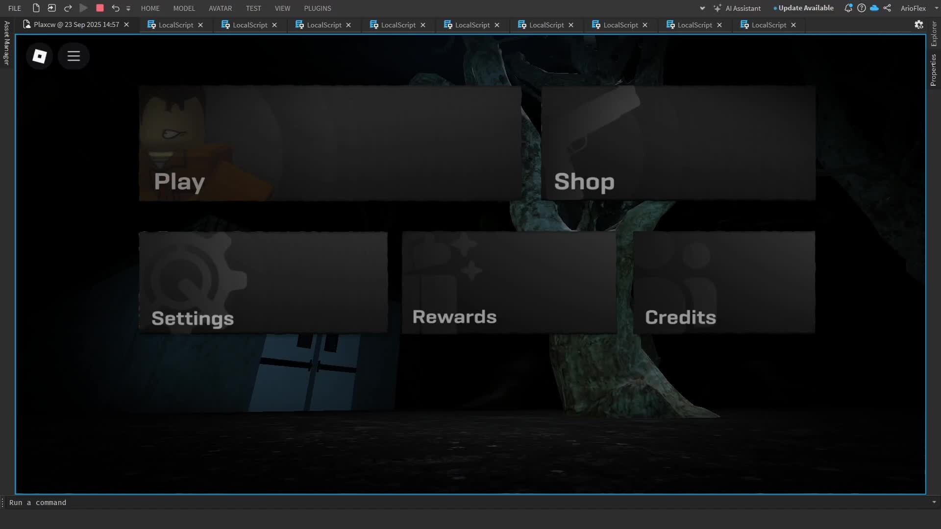 ArtStation - Roblox - SCP Style Main Menu UI