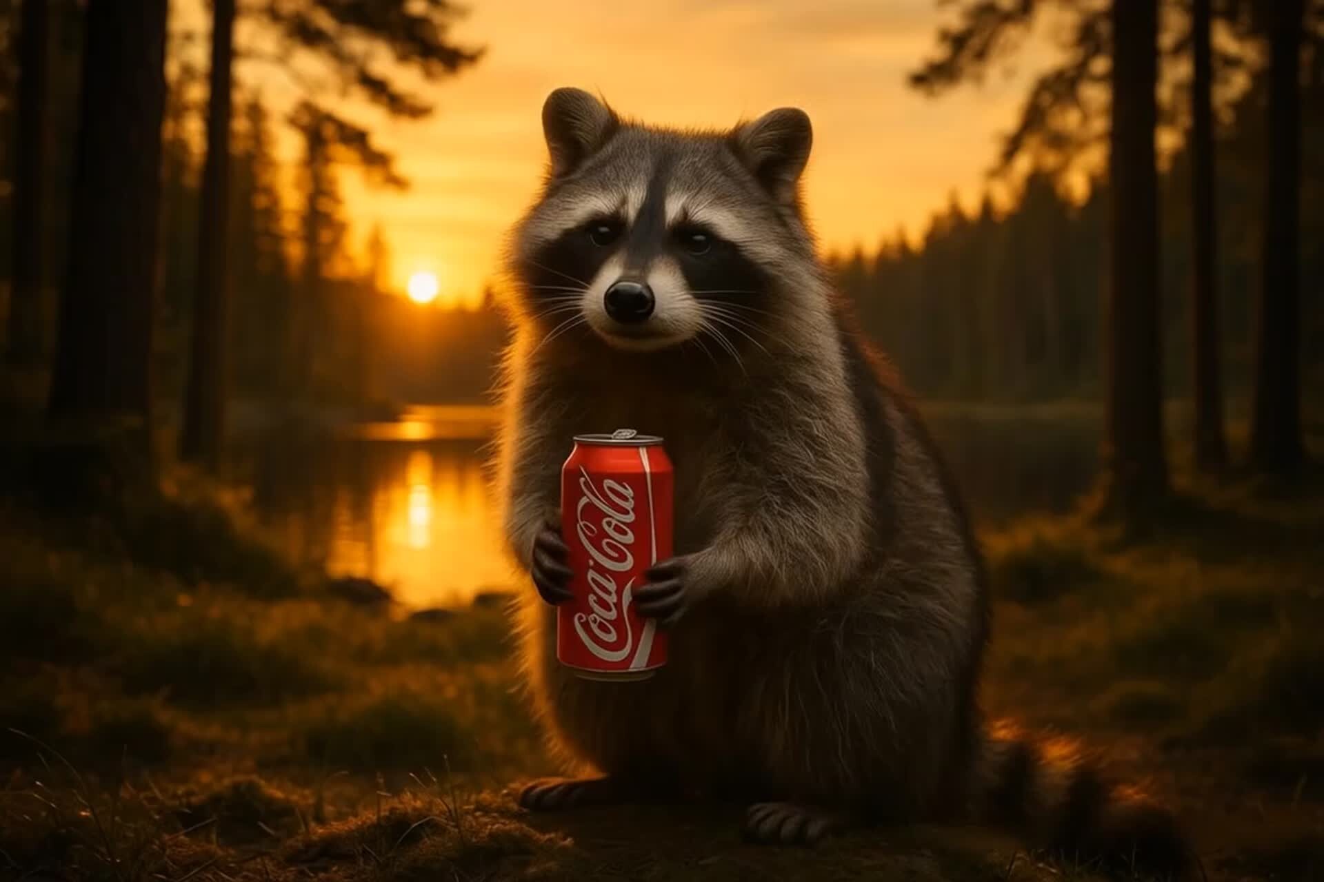 ArtStation - Raccoon & Coca-Cola (animation)