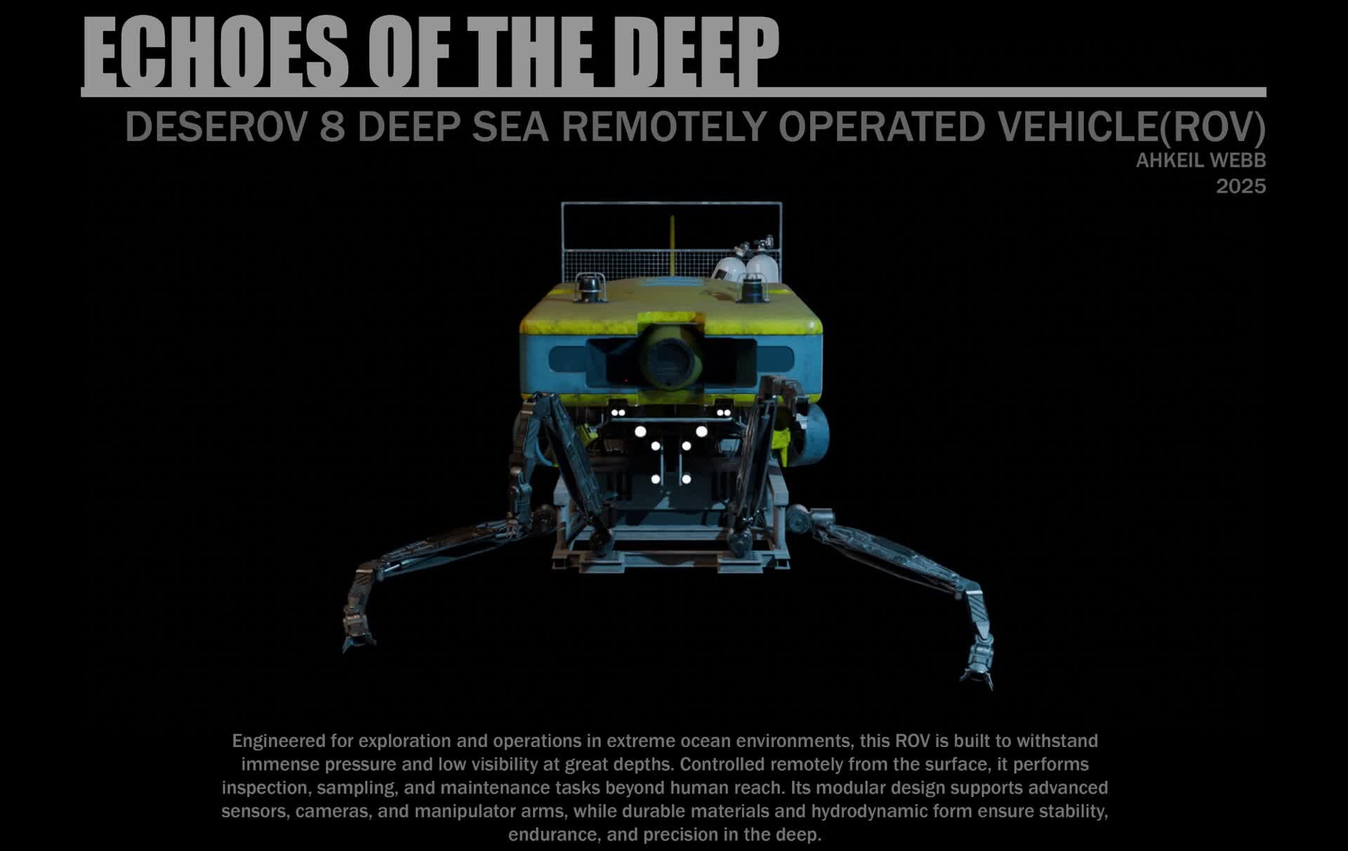 ArtStation - Echoes of the Deep ROV concept