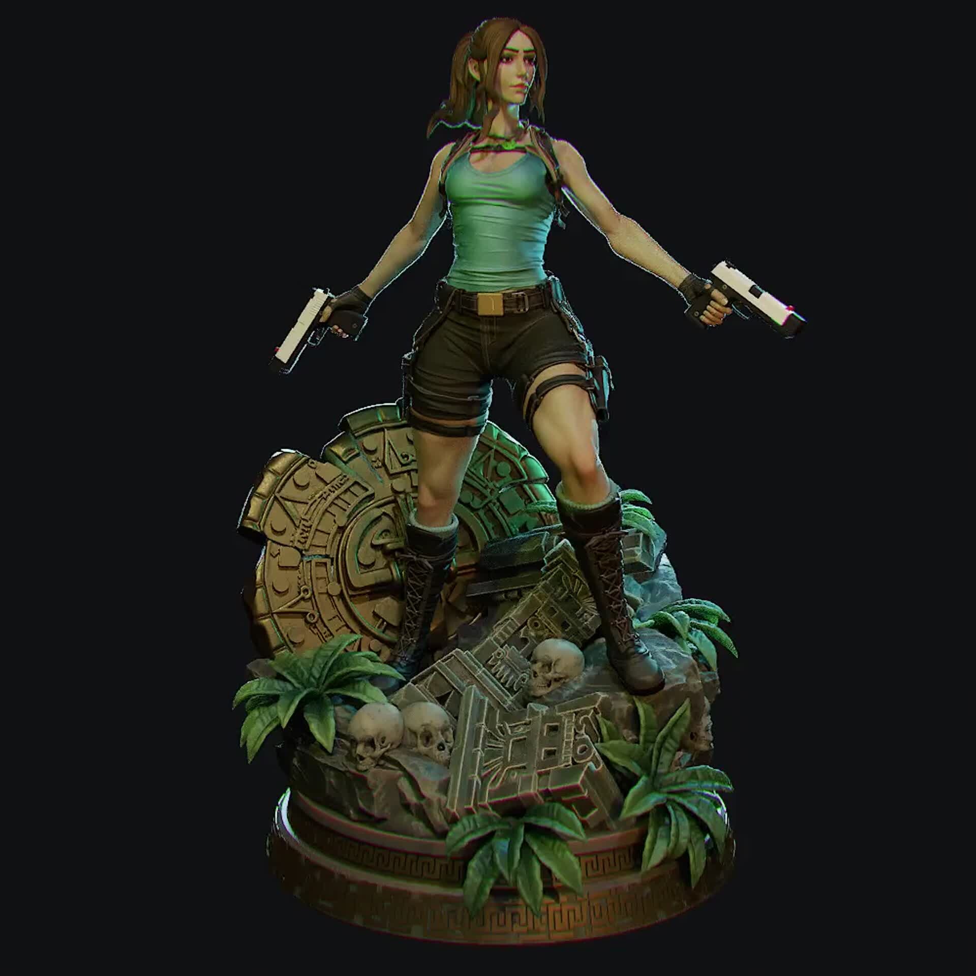 ArtStation - Lara Croft | Tomb Raider: Legacy of Atlantis fan art