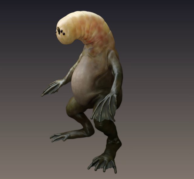 ArtStation - Realistic Monster turn around