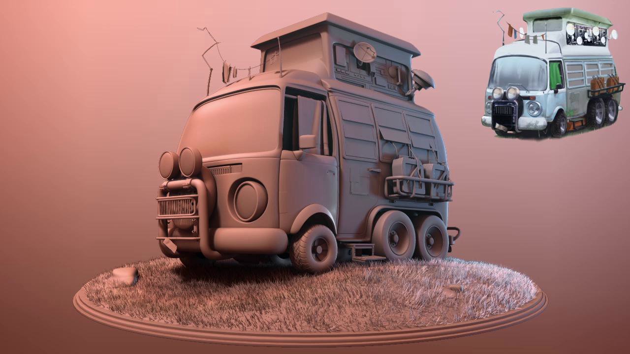 ArtStation - Van Model