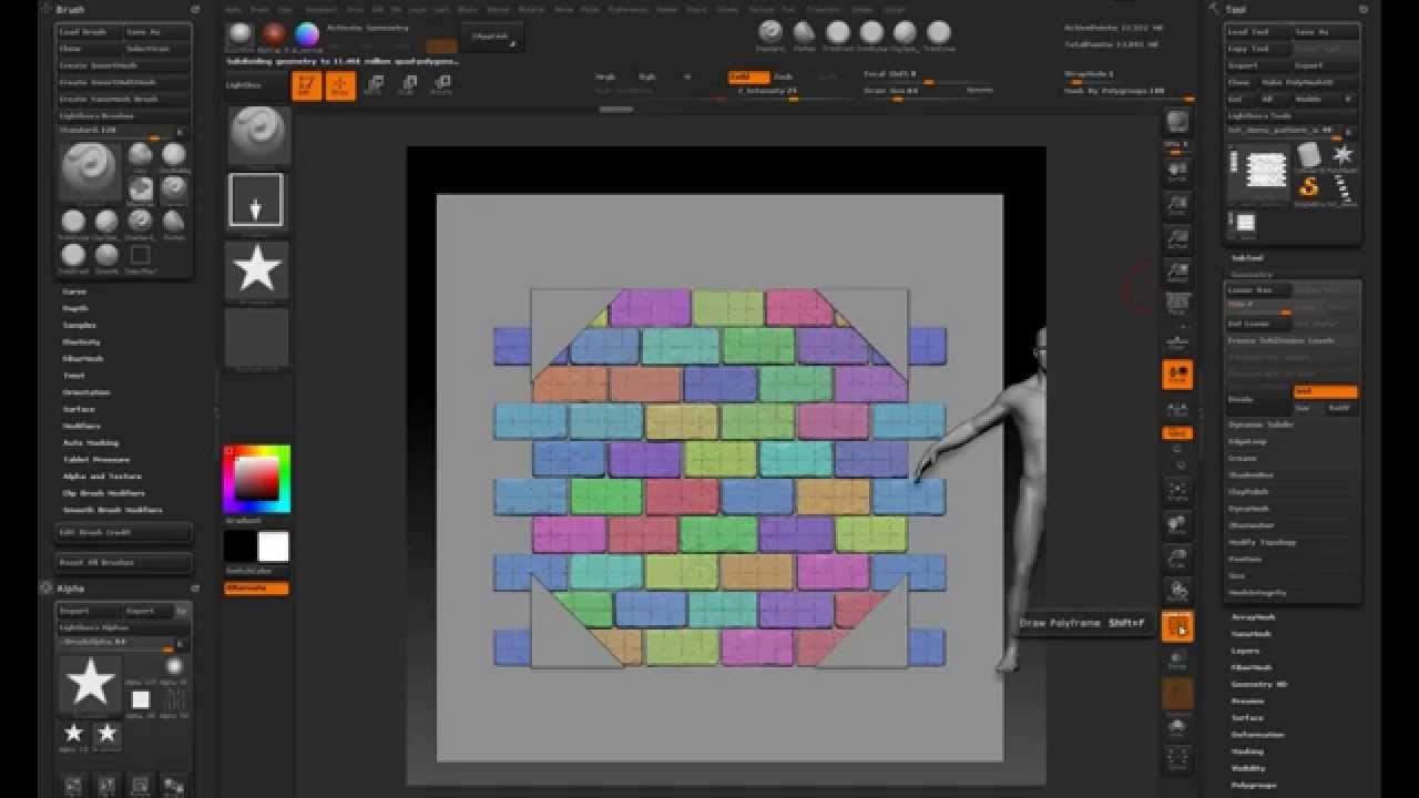 ArtStation - Tutorial_Zbrush Tiling Textures_Overlap Sculpt Workflow