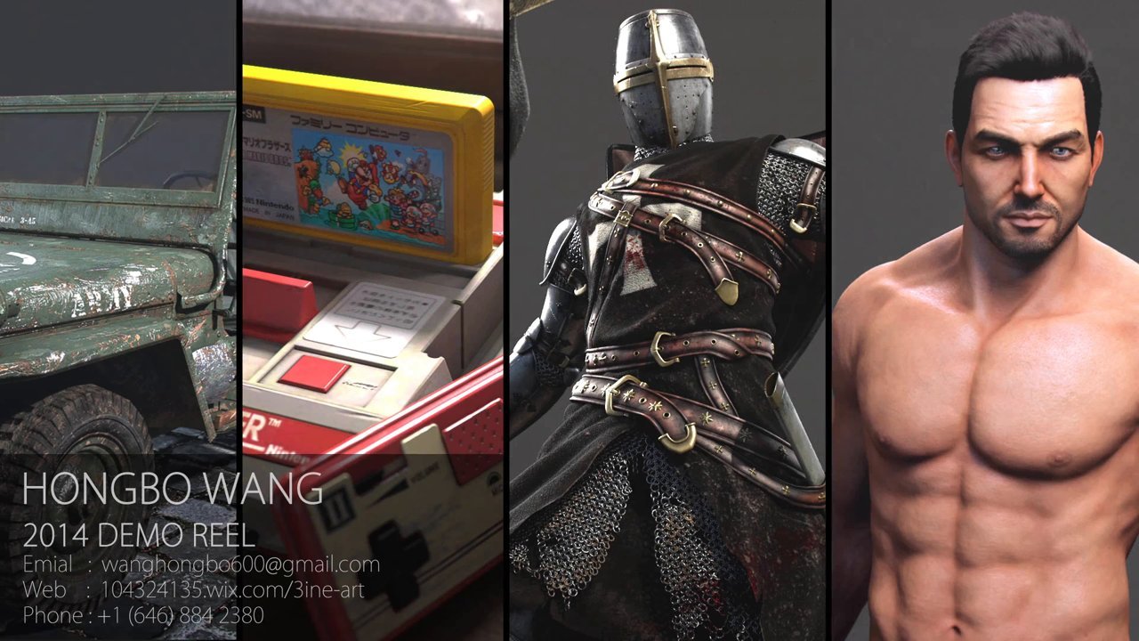 ArtStation - Hongbo Wang 2015 show reel