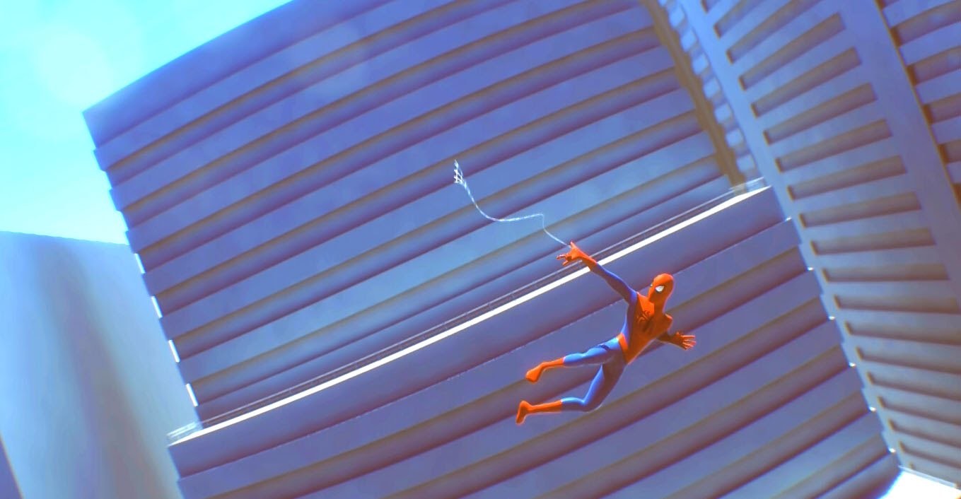 ArtStation - Spider-Man swing animation