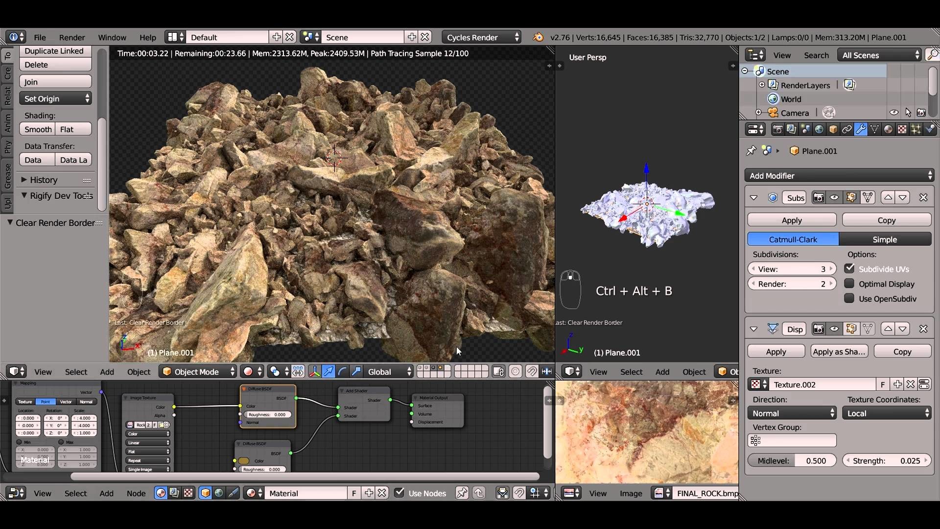 ArtStation - Tutorial: Create Rocky Environments in Blender Fast