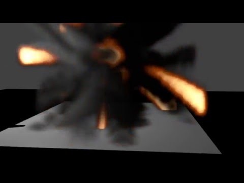ArtStation - speed render Explosion with blender