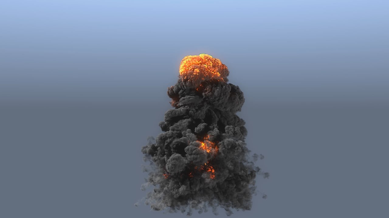 ArtStation - Explosion Blackbody shader