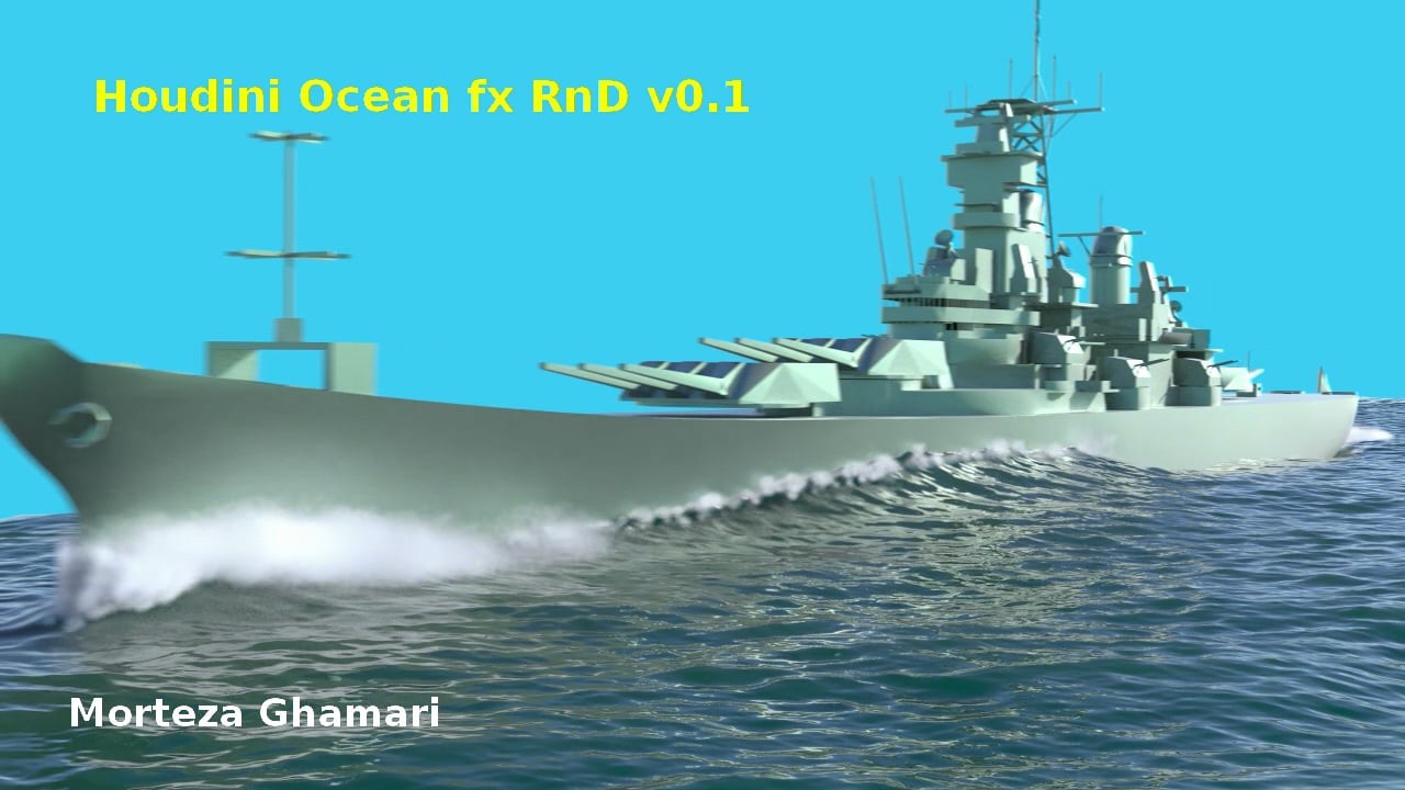 ArtStation - Houdini Ocean RnD