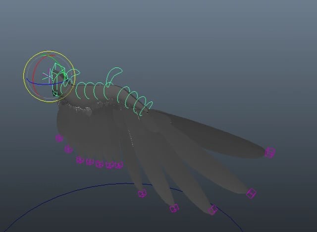 ArtStation - Wing Rig (maya)