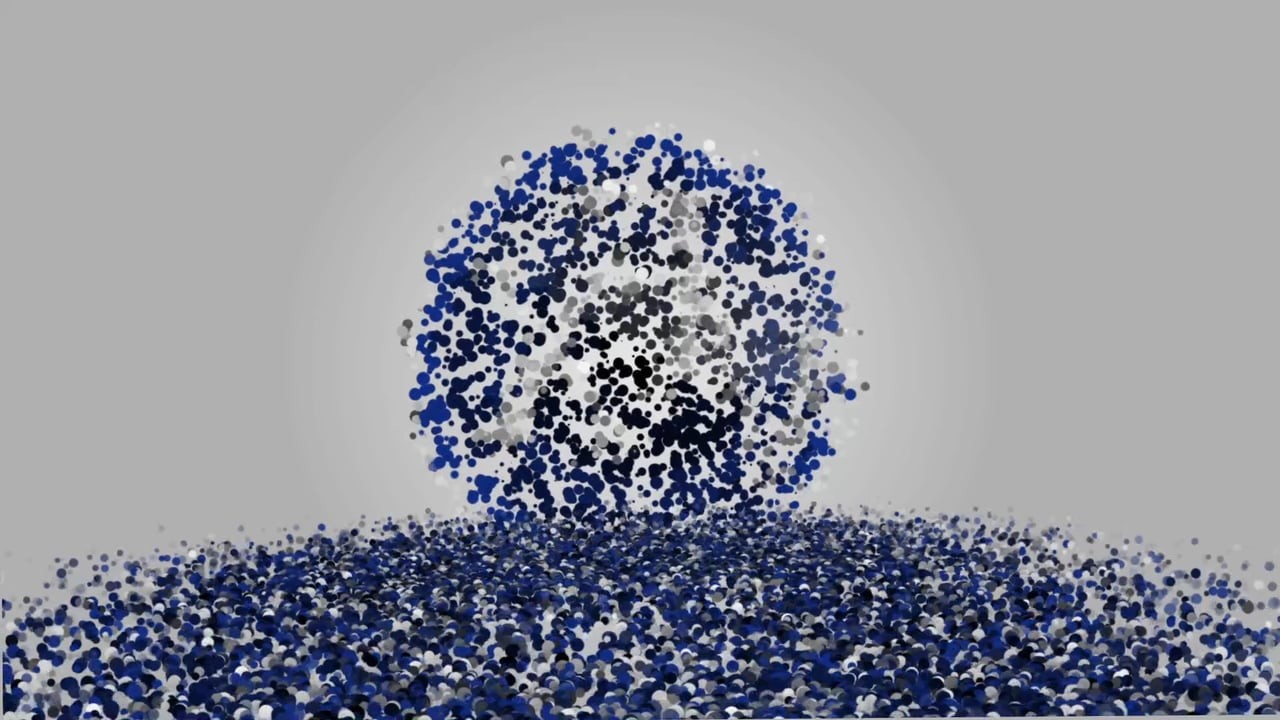 ArtStation - 3D Particle Logo Bild