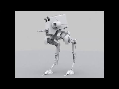 ArtStation - AT ST Idle Rig Test 04 WIP