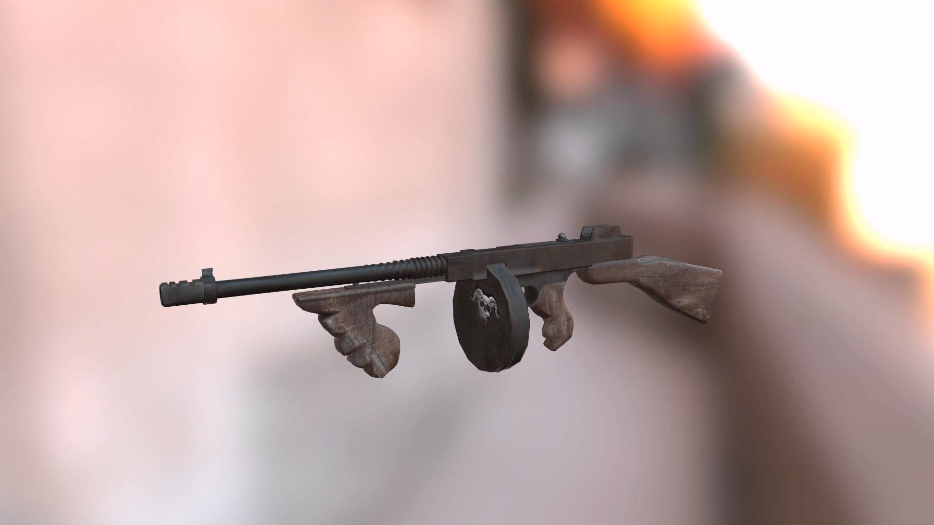 ArtStation - Tommy Gun