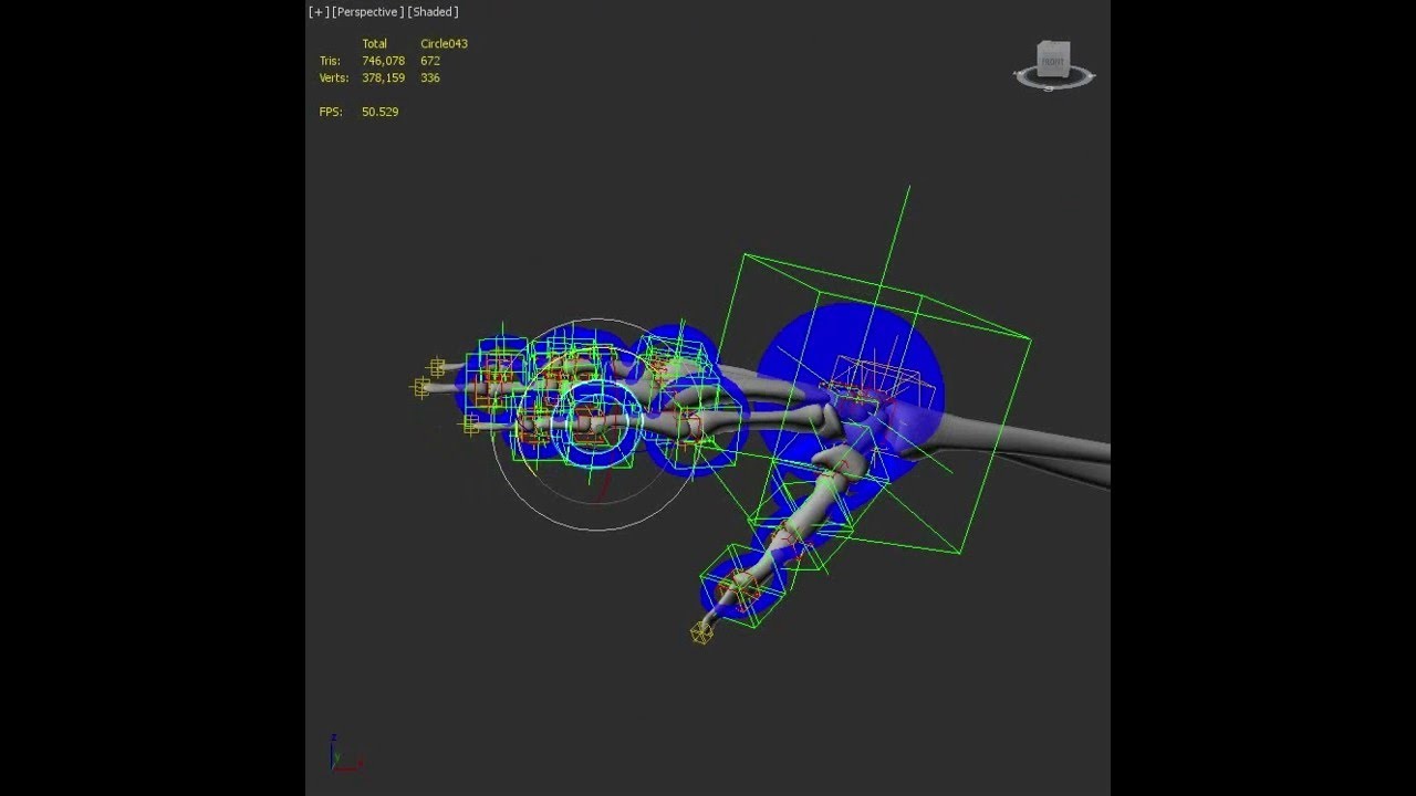ArtStation - Human generator. Rig. WIP.