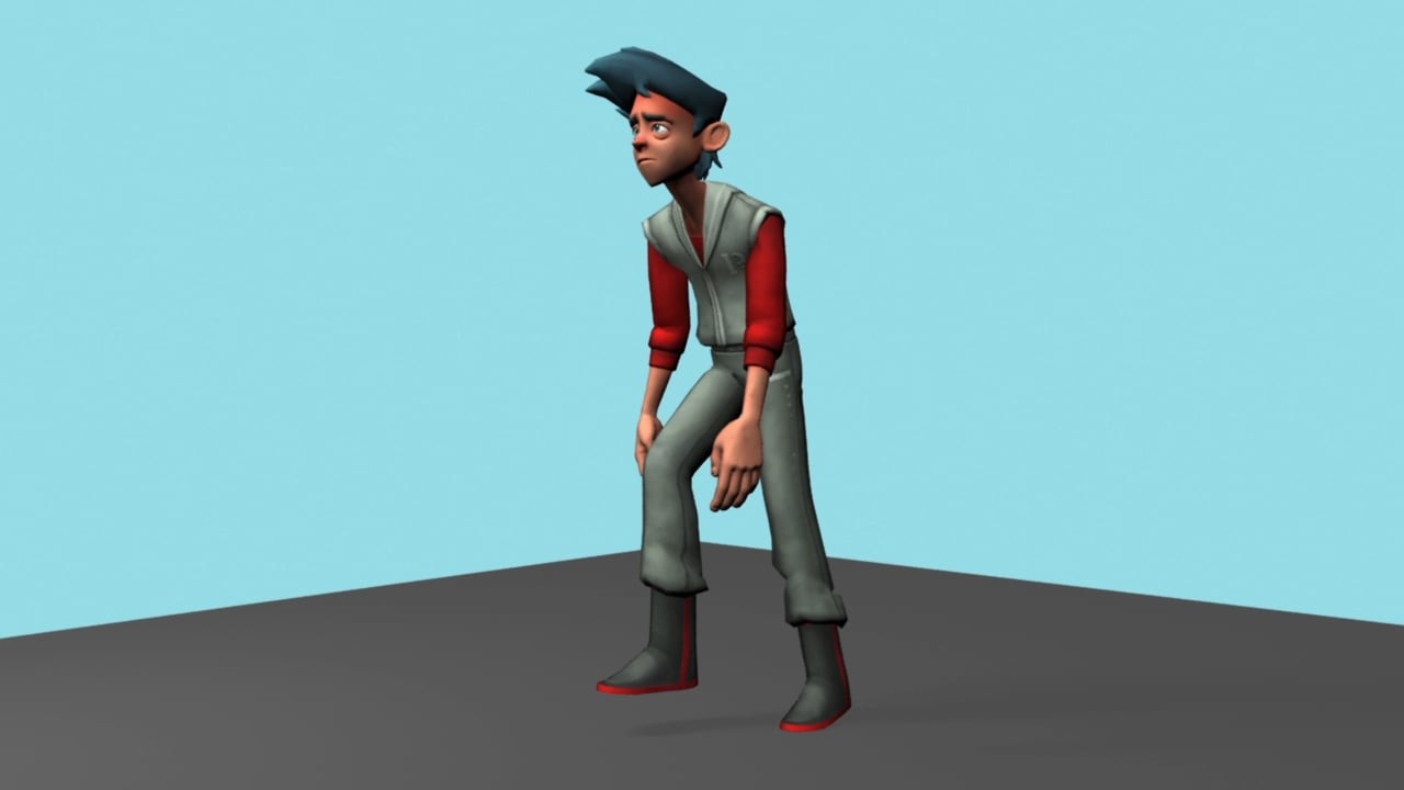 ArtStation - Tired Walk Cycle