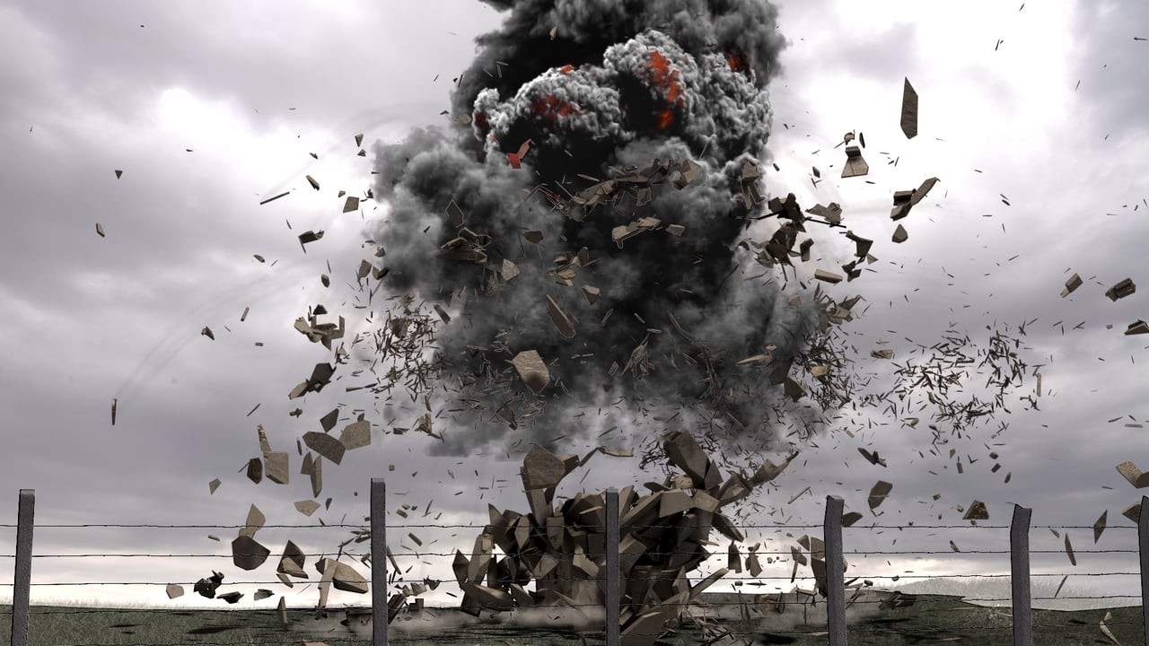 ArtStation - Guard tower explosion