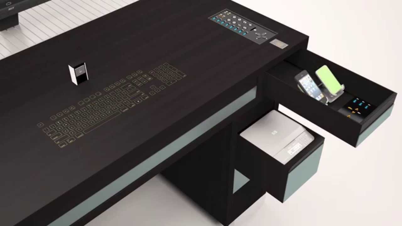 ArtStation - Rave First high-tech desk