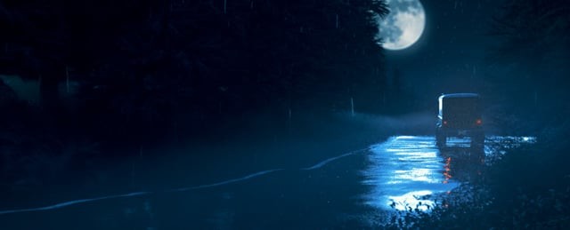 ArtStation - van night ride