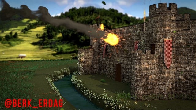 ArtStation - Catapult Scene