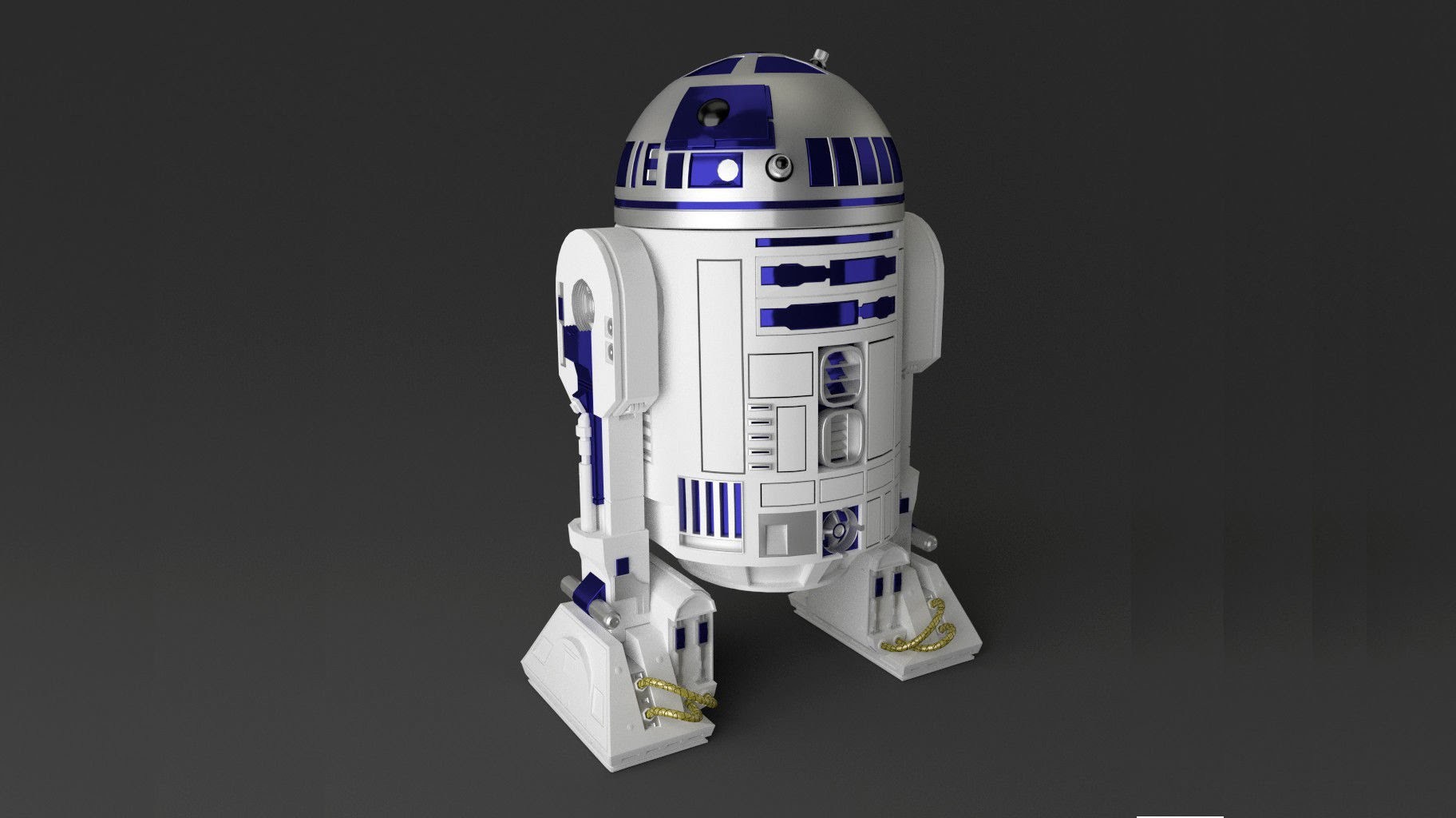 ArtStation - R2D2 - STARWARS - 3DS MAX MODELING