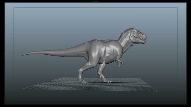 ArtStation - T-Rex Walk Cycle Test