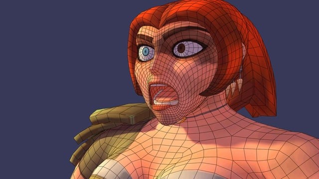 ArtStation - Character Wireframes and Blendshapes