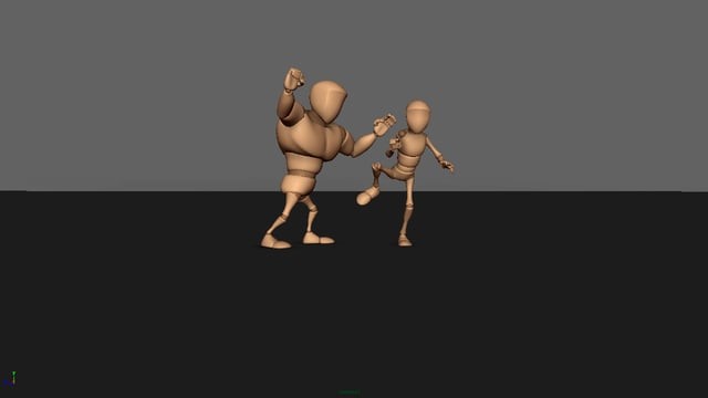 ArtStation - Knock-Back Animation