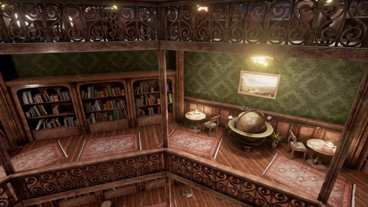 ArtStation - Library Environment in Unreal 4