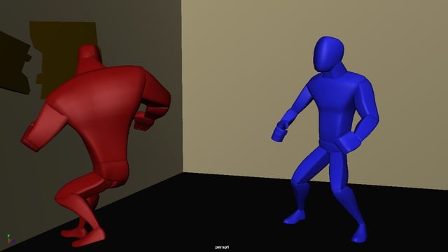 ArtStation - Fighting Scene