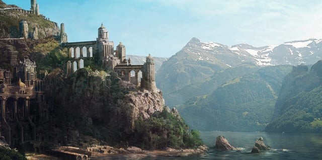 ArtStation - Abandoned castle